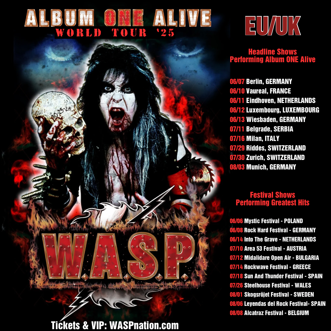 Blackie Lawless on W.A.S.P. World Tour 2025 Where Band Will Debut Entire Album - AMFM Magazine.tv